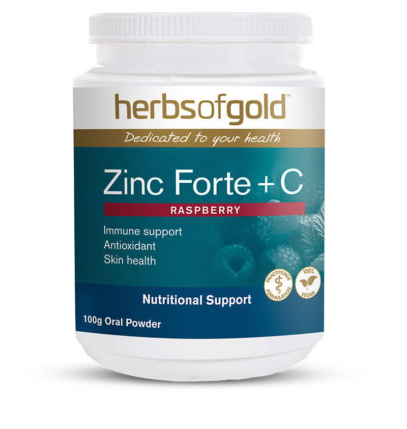 Herbs Of Gold Zinc Forte + C 100g